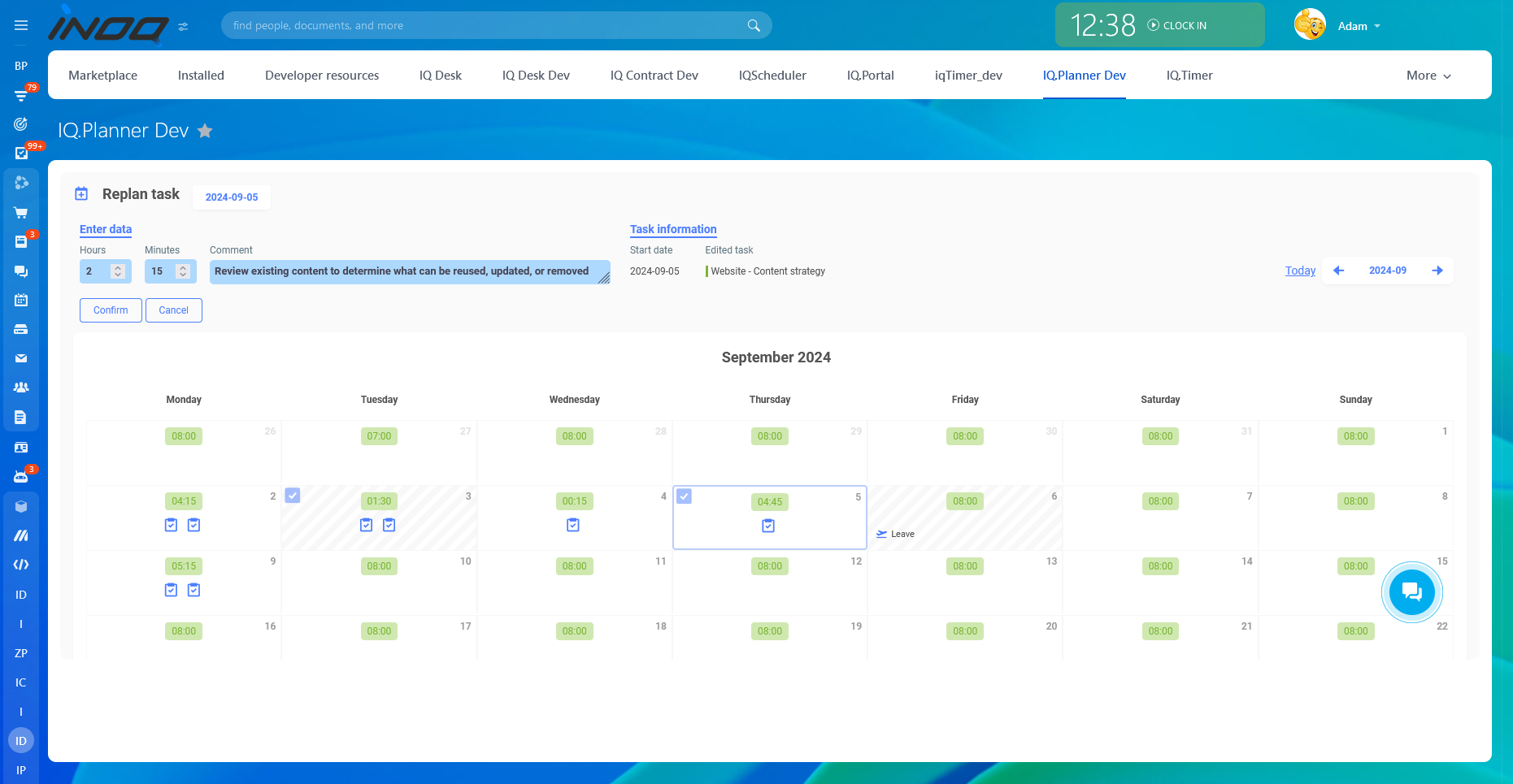 IQ.planner – Time master and task planning with employee availability ...