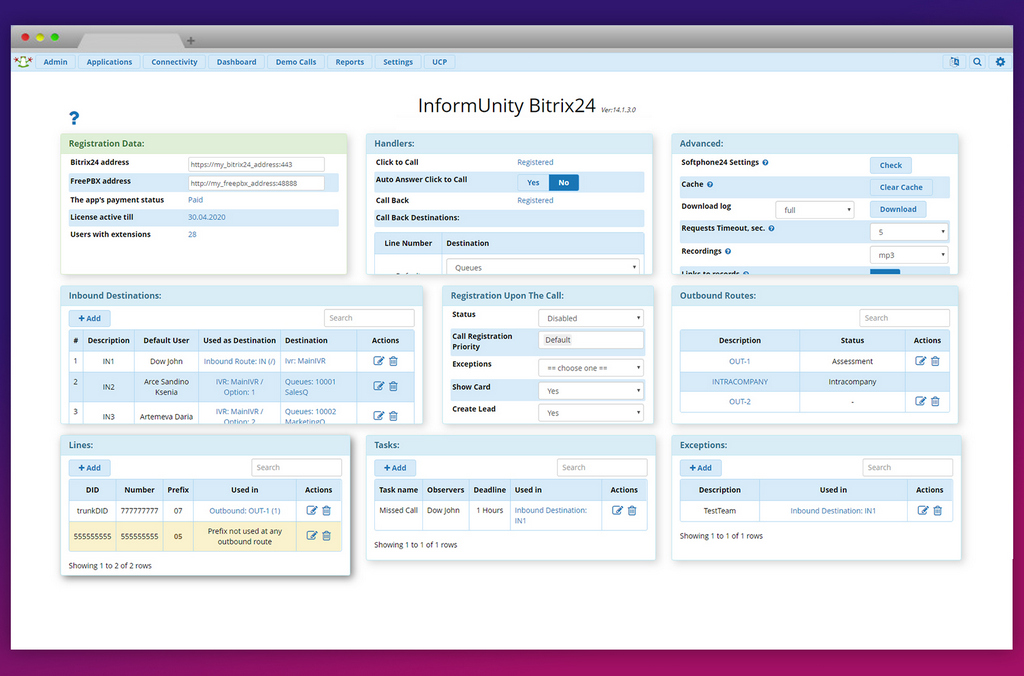 Asterisk Integration