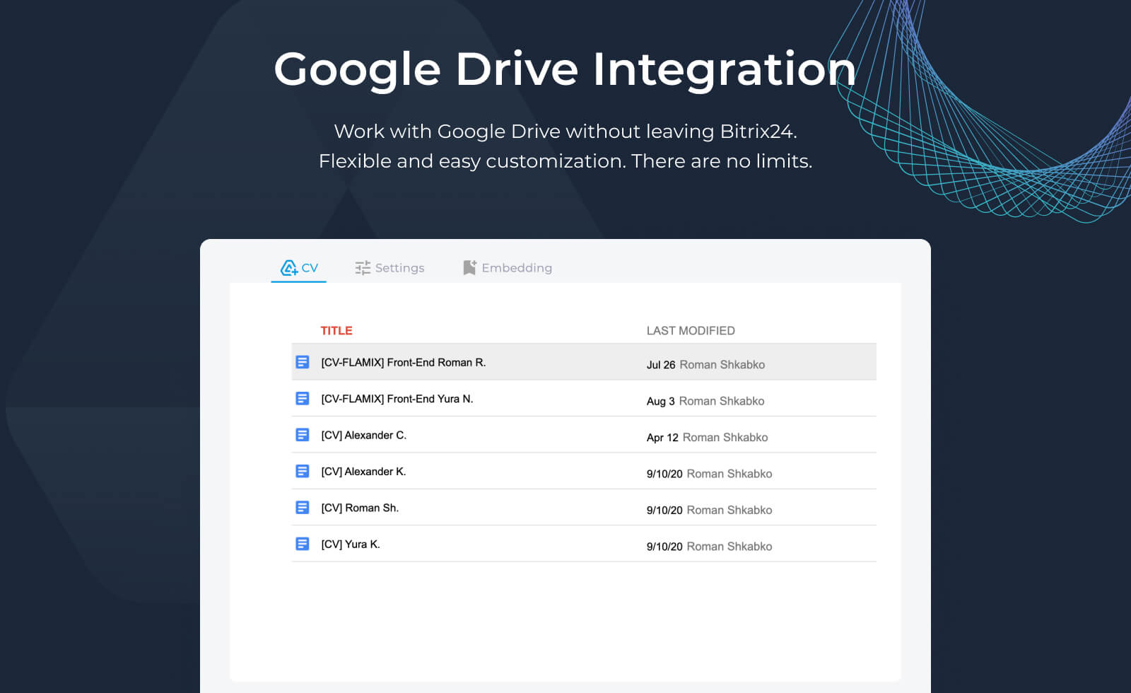 Google Drive integrations
