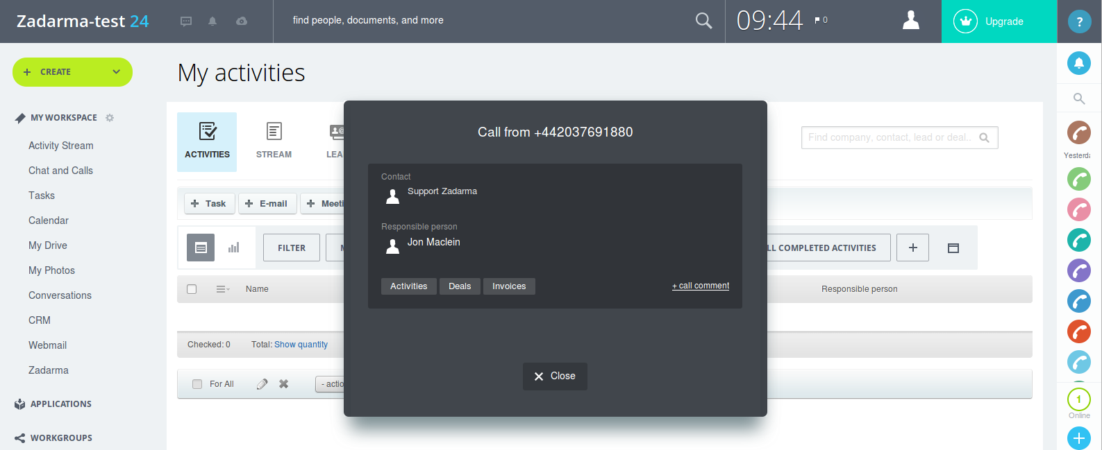 Zadarma Free PBX by Zadarma