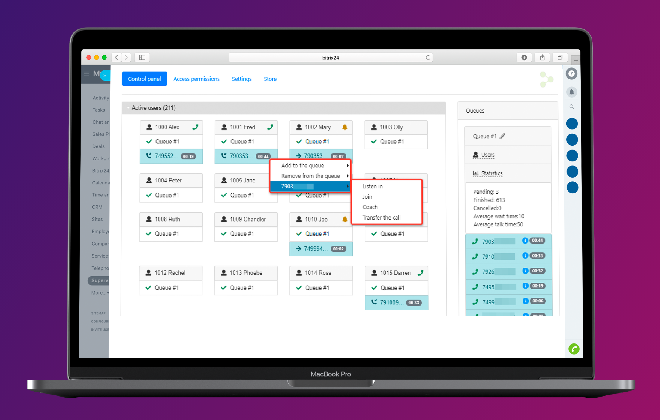 Supervisor Panel by informUnity