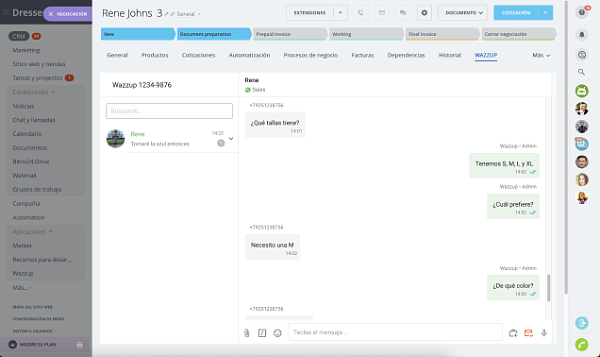 Wazzup (WhatsApp, WhatsApp Business API, Instagram e Telegram) de WAZZUP