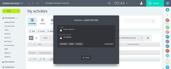 Zadarma Free PBX par Zadarma