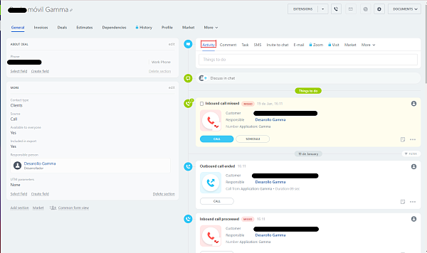 Integration with Centrex Gamma